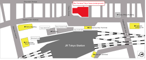 Access map – Bus Terminal Tokyo Yaesu